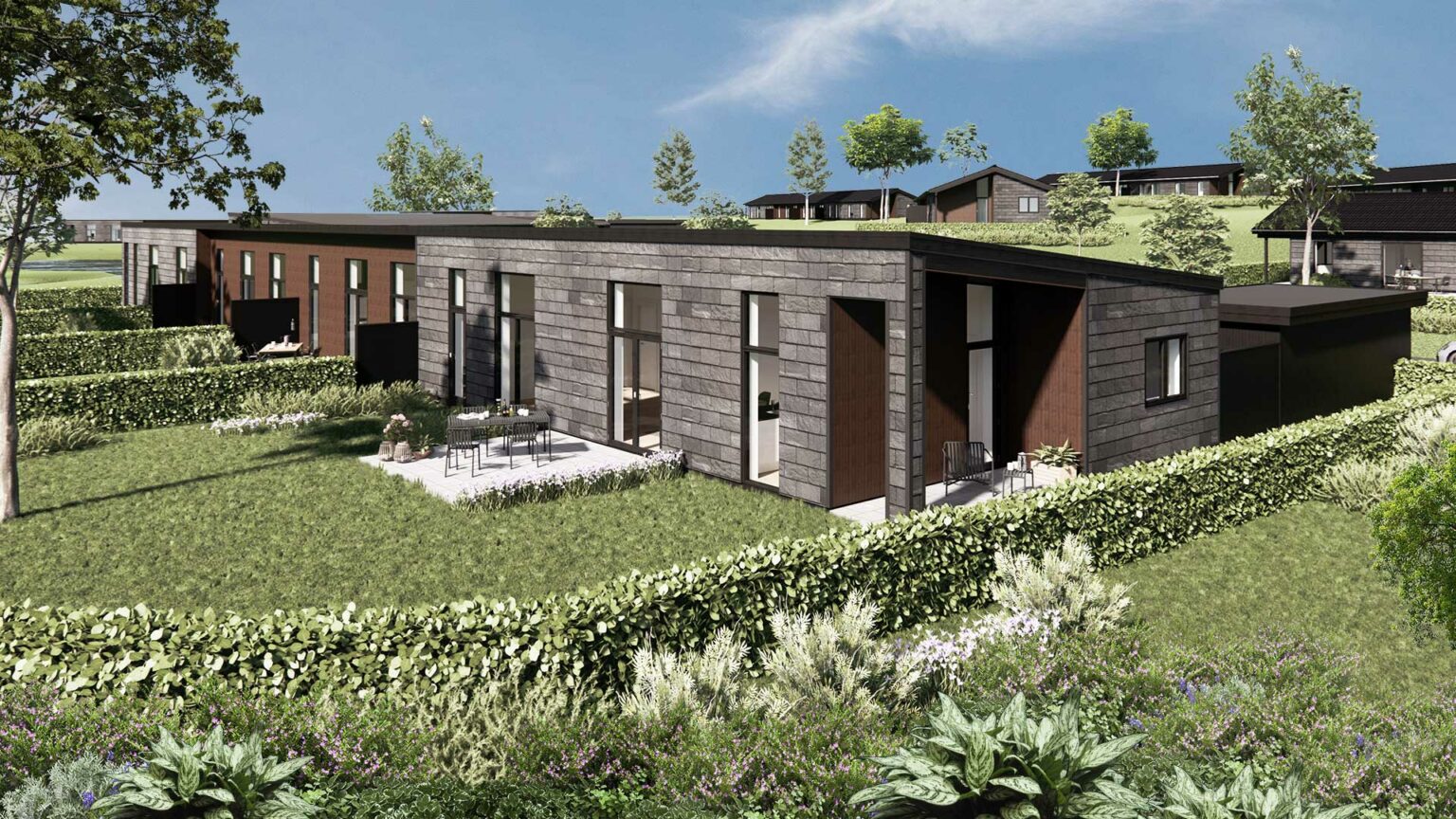 Projektbyggeri og udvikling i miljøvenlige materialer - Planet Living